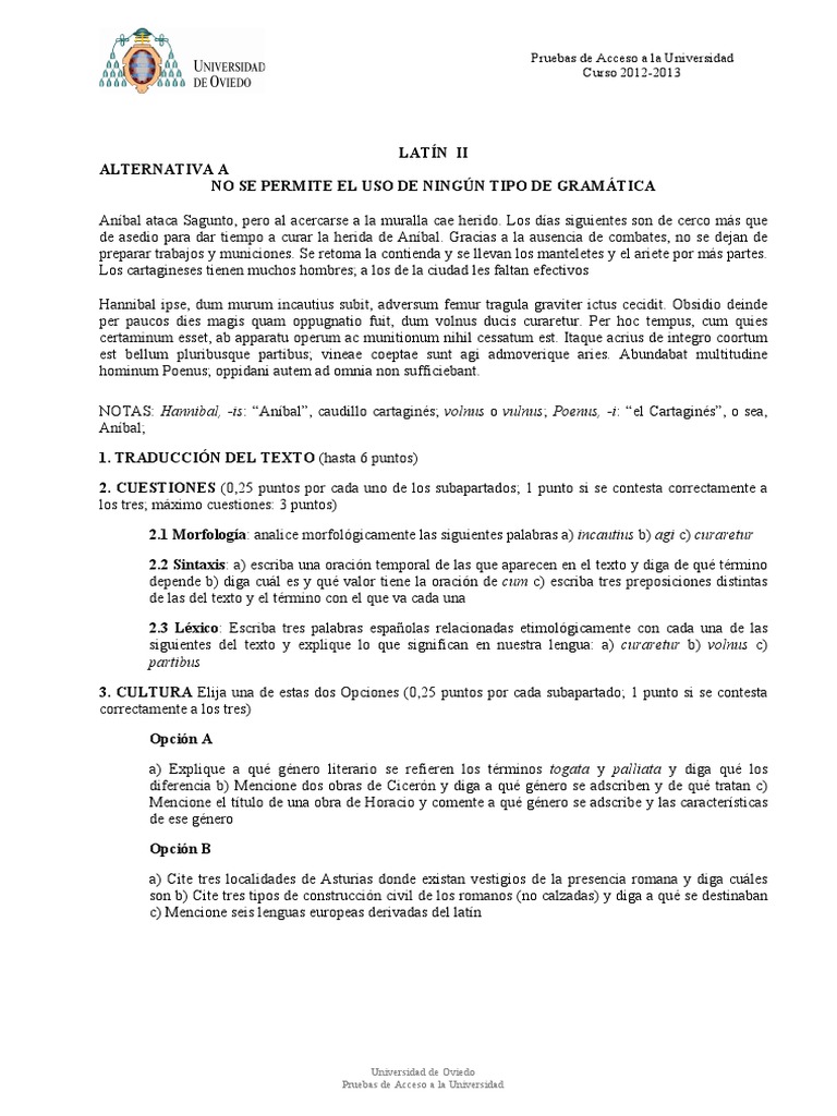 Latín 13 JE | PDF | latín | Lengua española
