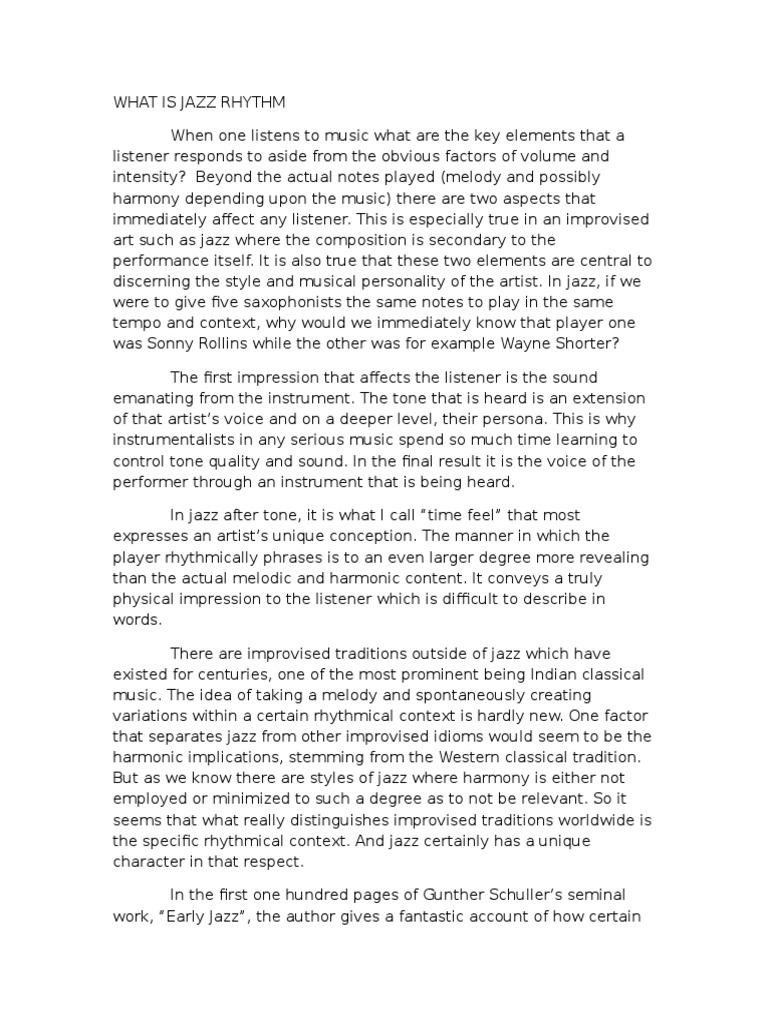 JAZZ RHYTHM SECRETS | PDF | Jazz | Rhythm