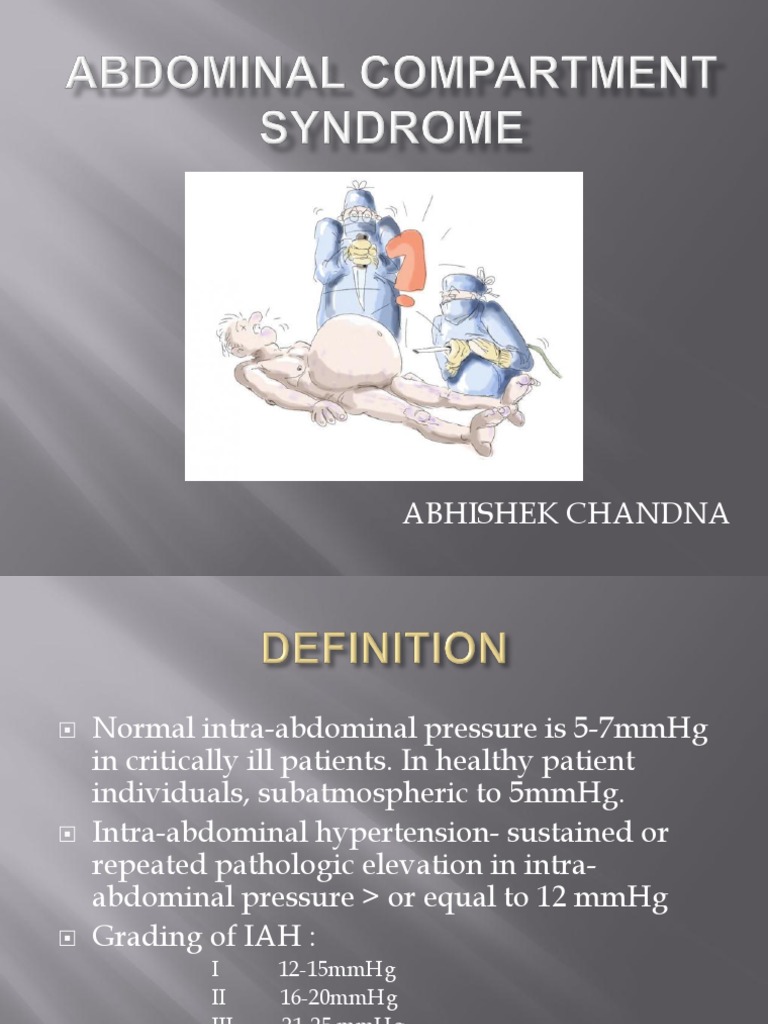 Abdominal Compartment Syndrome | PDF | Shock (Circulatory ...