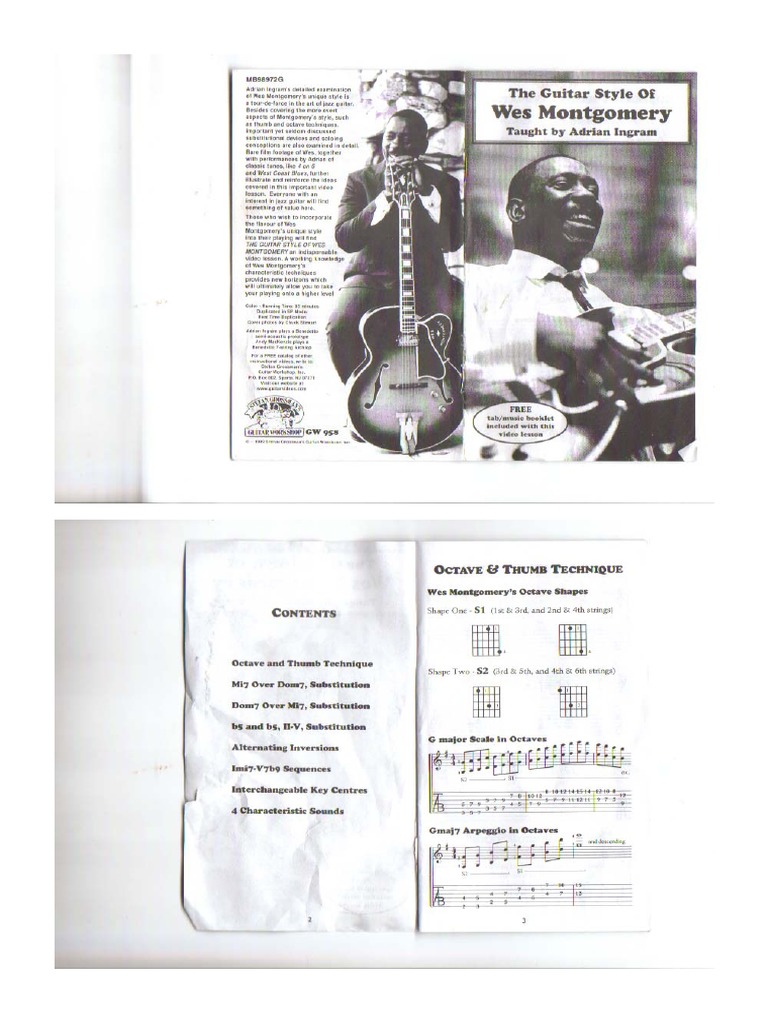 Adrian Ingram - The Guitar Style of Wes Montgomery PDF | PDF