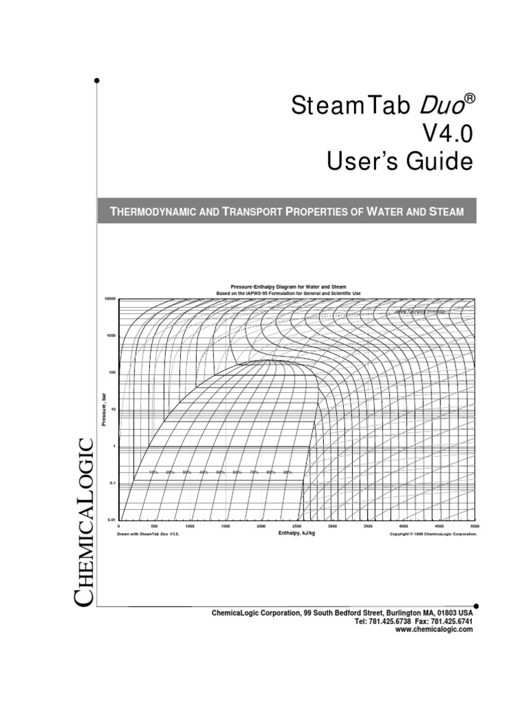 Steam Tab Userguide | PDF | Microsoft Excel | Enthalpy