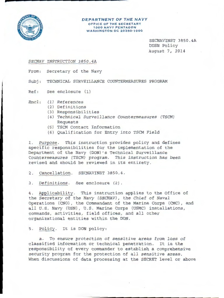3850 4a | PDF | United States Secretary Of The Navy | Navies