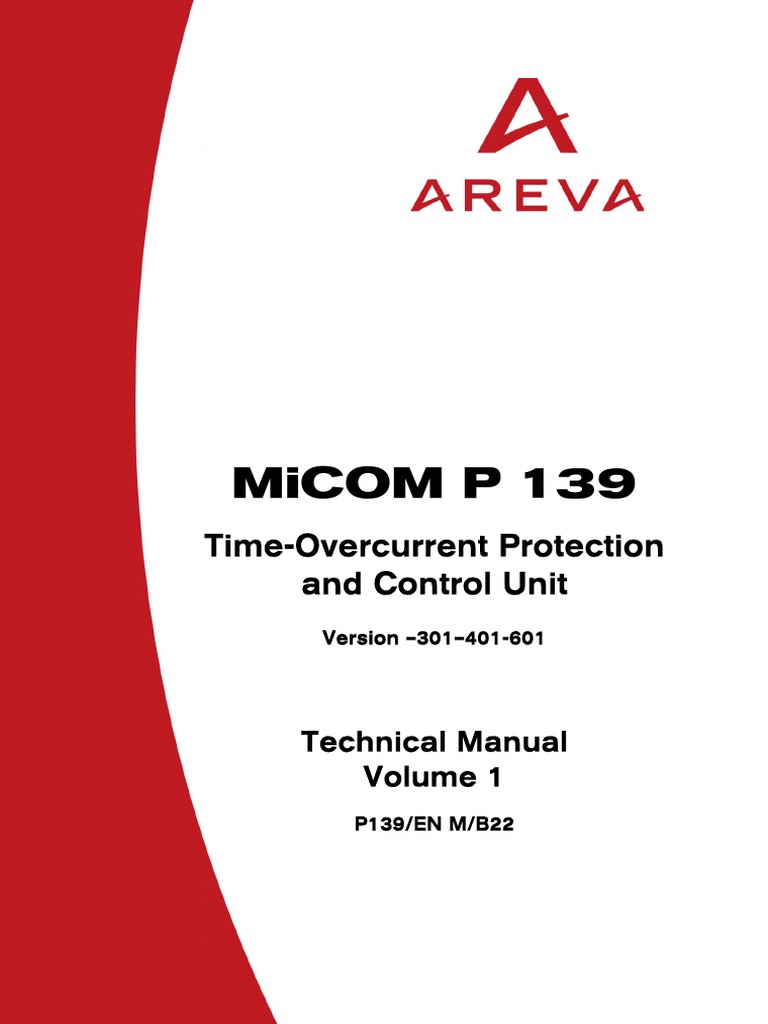 P139 en M B22 Vol1 | PDF | Power Supply | Relay