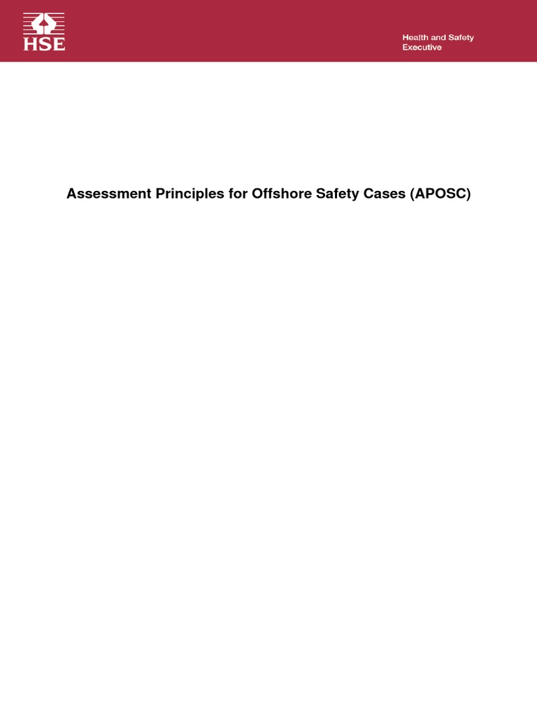 Safety Cases Assessment For Offshore HSE | PDF | Risk | Risk Management