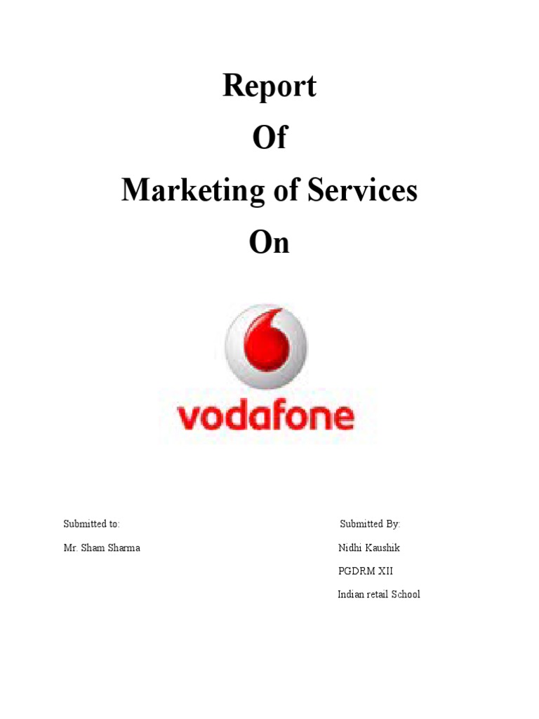Vodafone Services Marketing Analysis | PDF