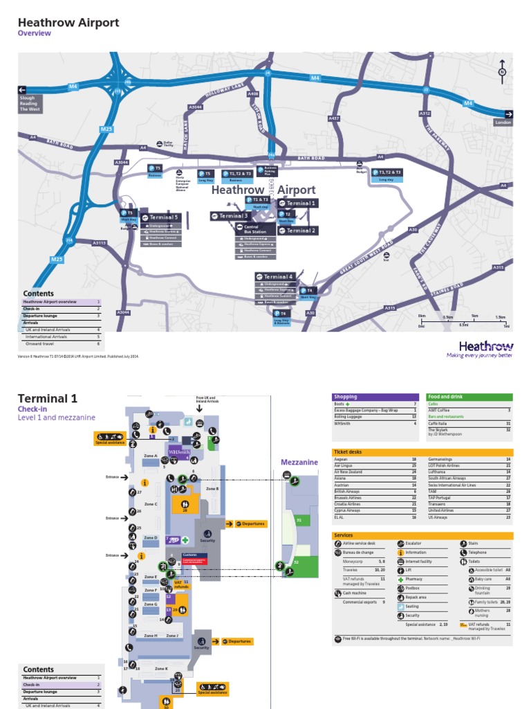 Heathrow T1 Map | Airport Lounge | Airport