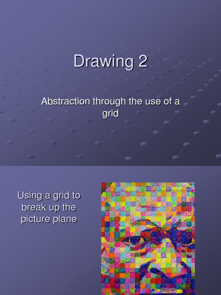 Abstraction With The Use of A Distortion Grid | PDF