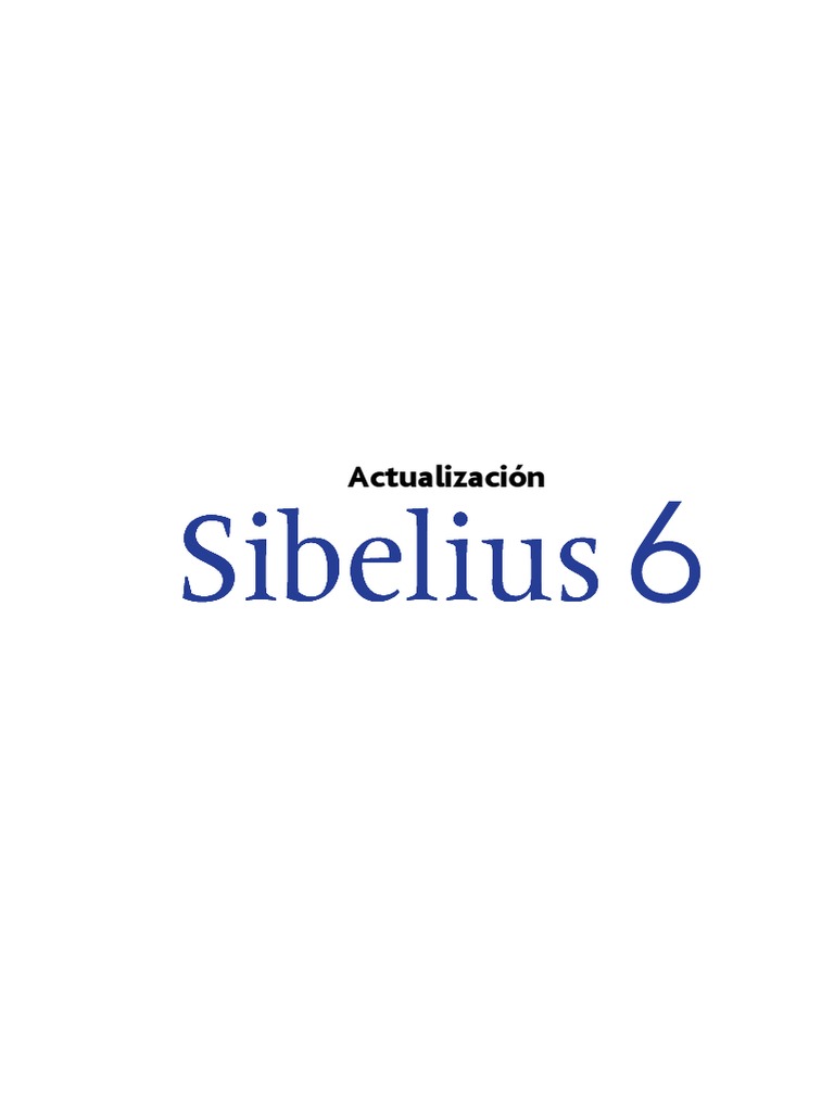 Sibelius 6 | PDF | Mac OS | Microsoft Windows