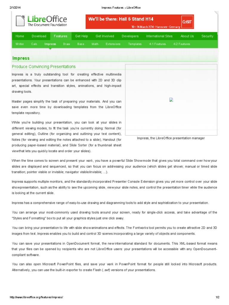 LibreOffice - Impress | Download Free PDF | Computing | Software