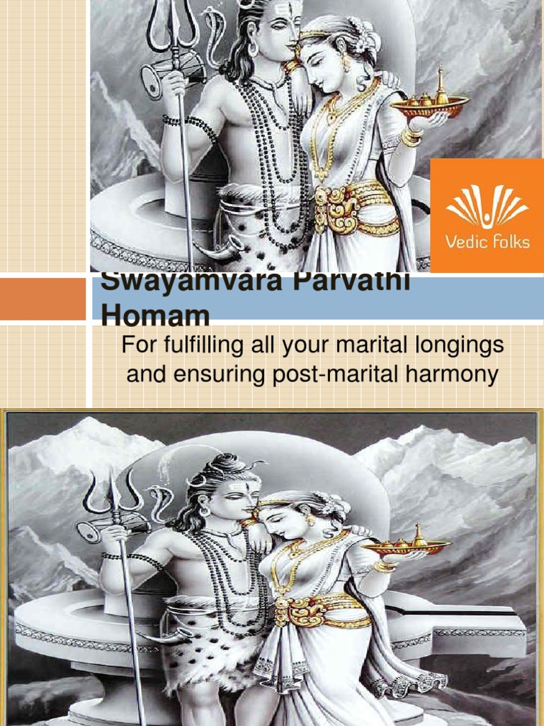 Swayamvara Parvathi Homam | PDF | Devi | Deities