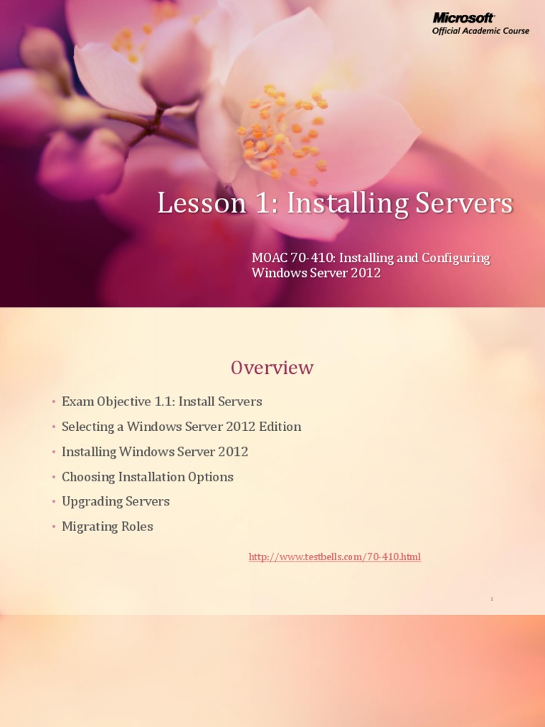 Installing and Configuring Windows Server 2012 | PDF | Active Directory | Installation (Computer ...