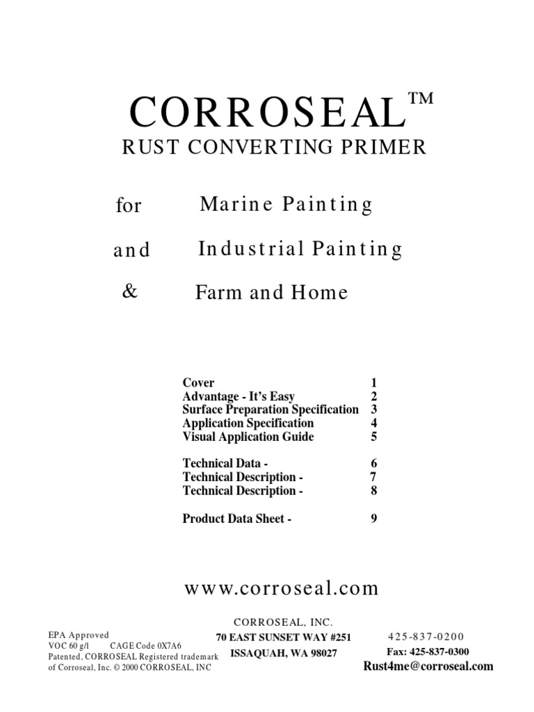 Paint Spec | PDF | Rust | Paint