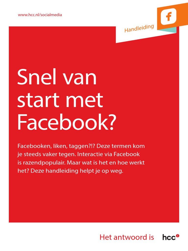 Handleiding Facebook | PDF