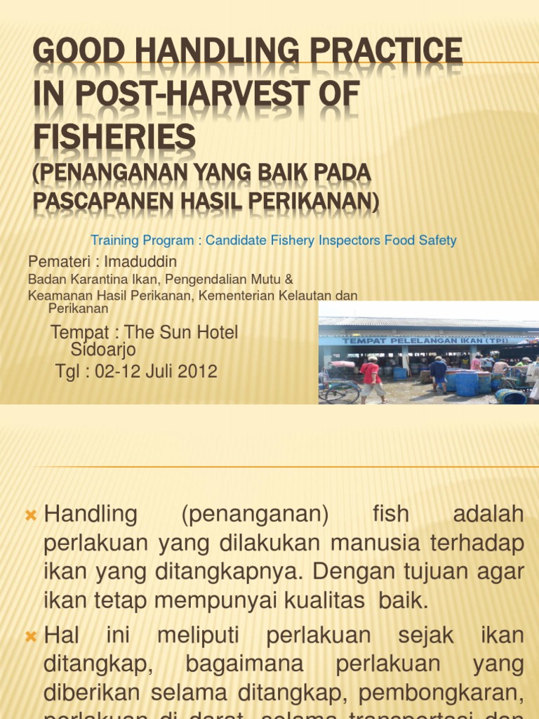 Good Handling Practice | PDF