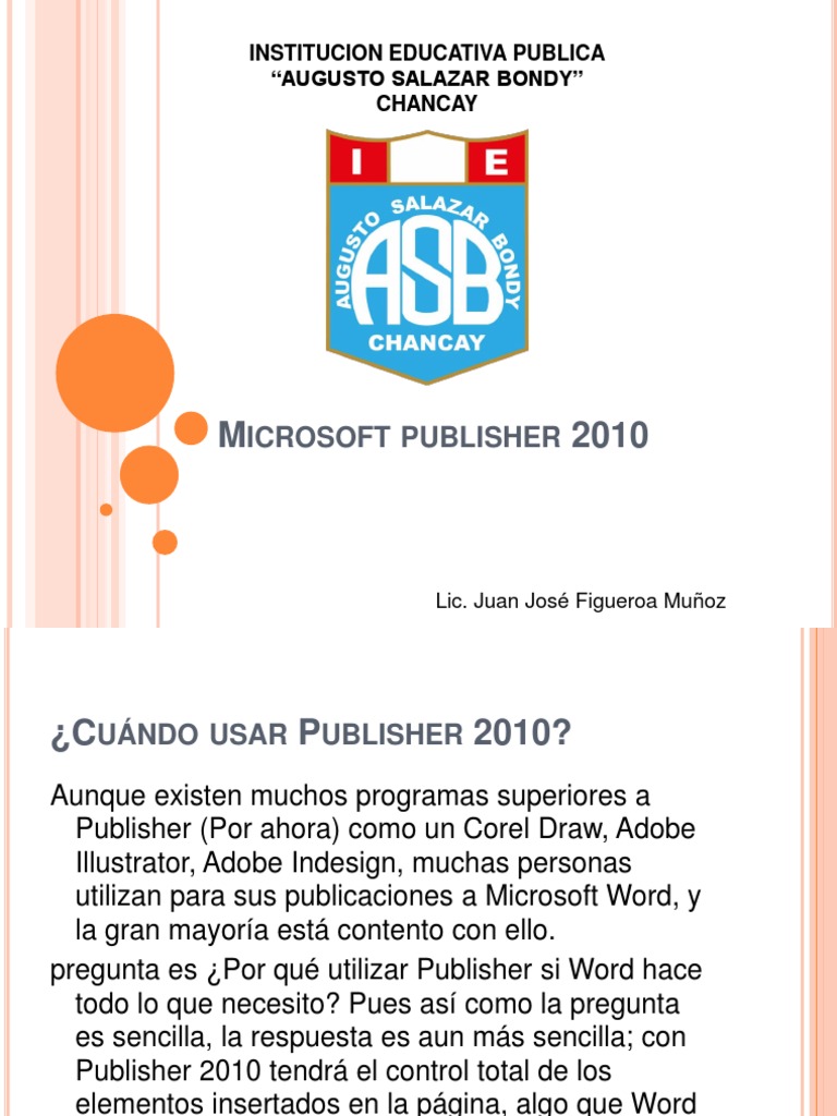 Guía Completa de Microsoft Publisher 2010 | PDF | Point and Click ...