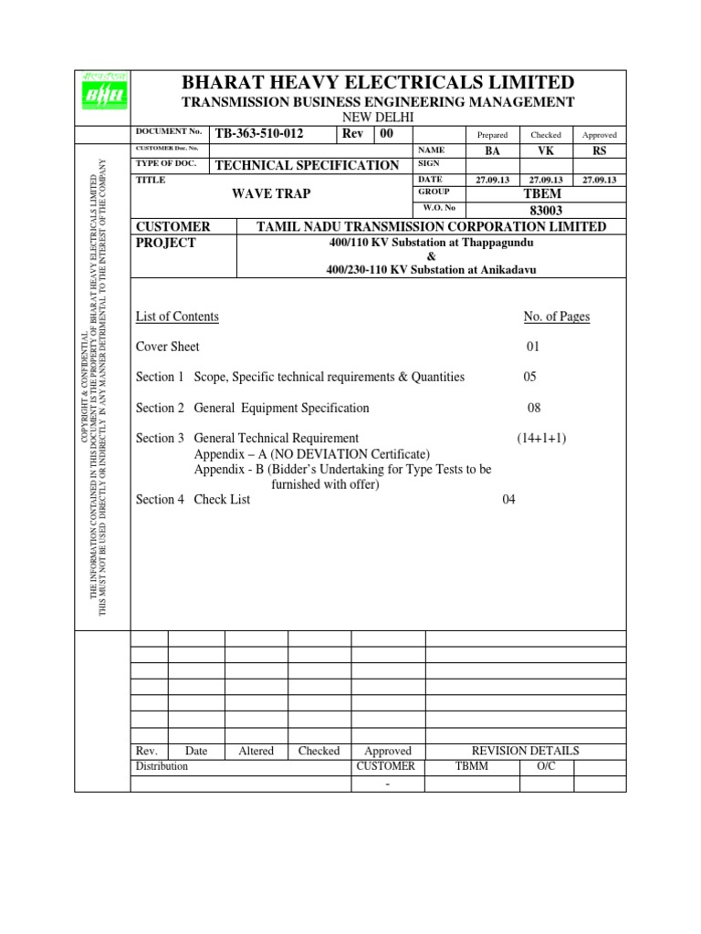 Wave Trap | PDF | Inductor | Transformer