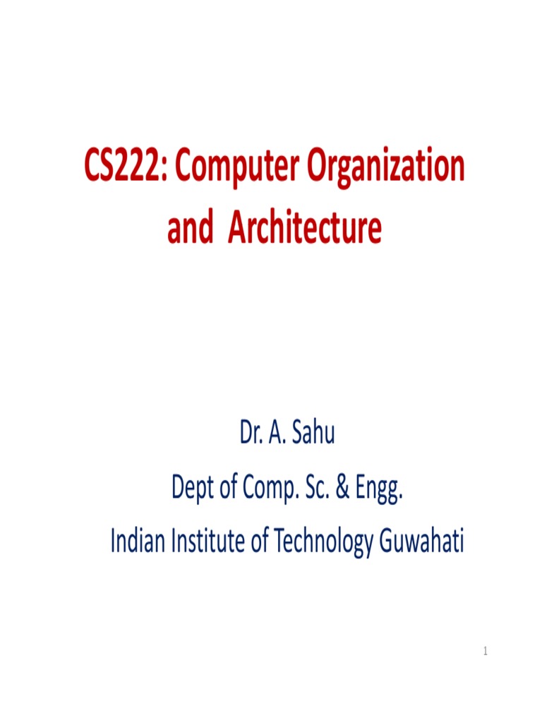 Coa PDF | PDF | Central Processing Unit | Computer Architecture
