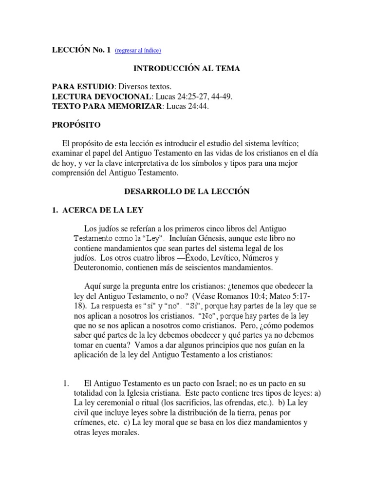 Levi Tico | PDF | Sacerdote | Libro de levítico