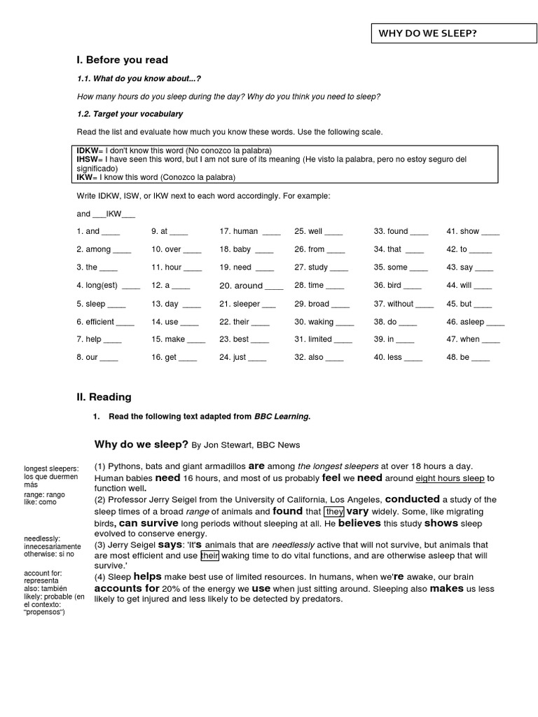 Why Do We Sleep? | PDF | Sleep