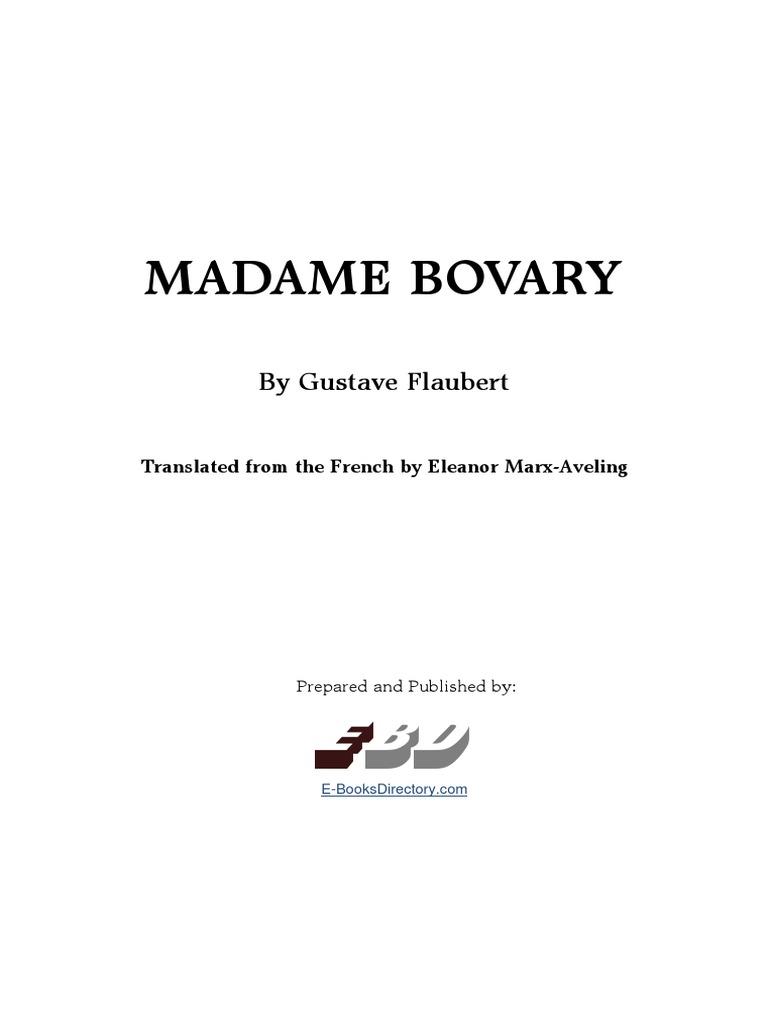 Madame Bovary - Gustave Flaubert | PDF | Madame Bovary