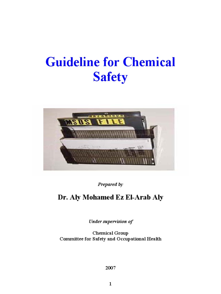 Guideline For Chemical Safety | PDF