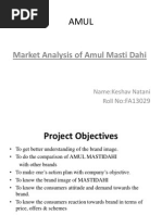 Amul Summer Internship Report | PDF | Foods | Food And Drink