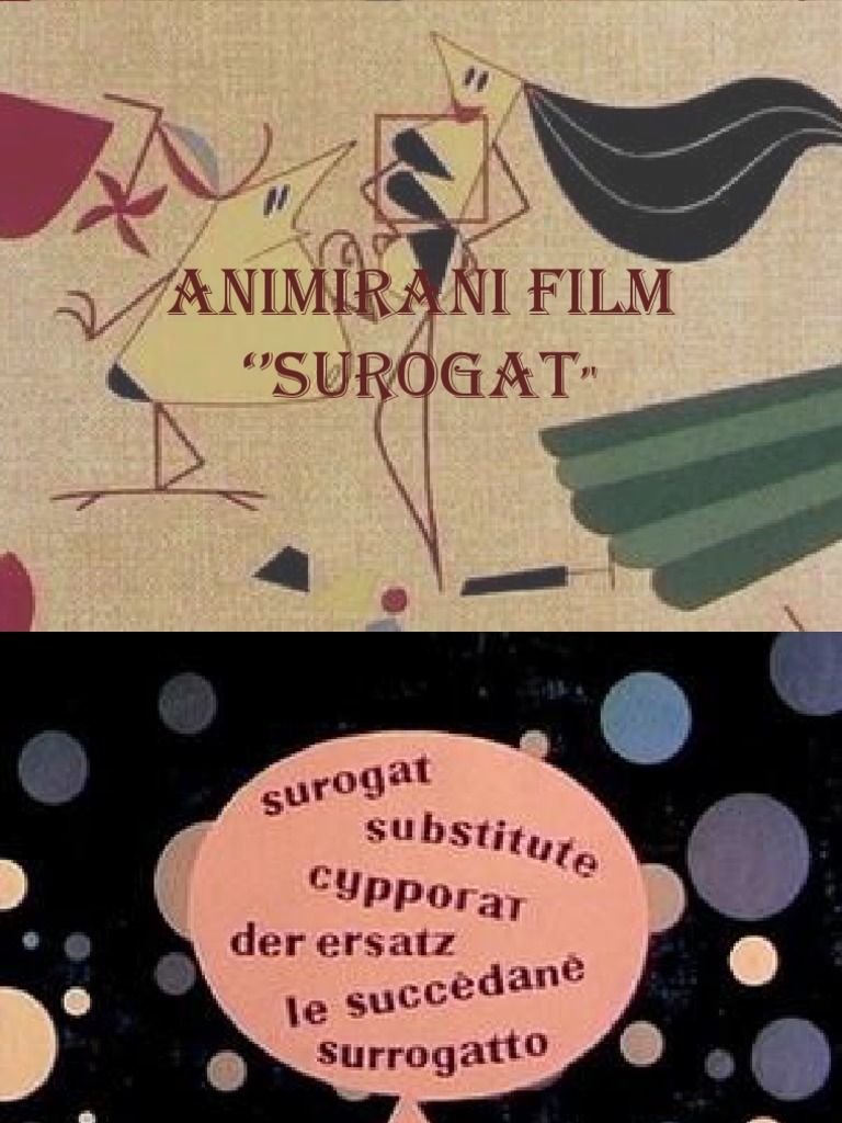 Animirani Film ''Surogat'' | PDF