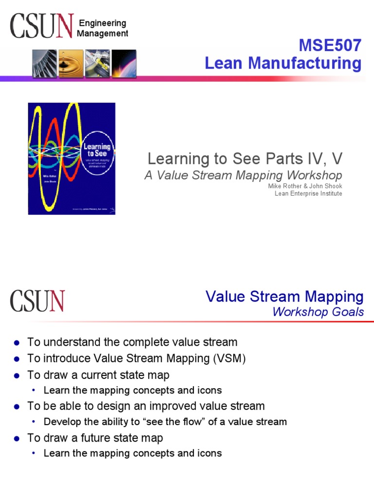 VSM - 2 PDF | PDF | Lean Manufacturing | Industries