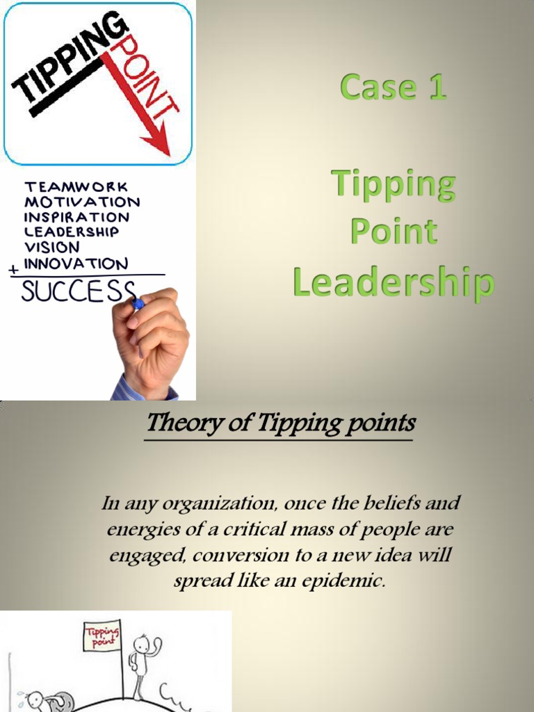 Tipping-Point - Leadership and A Survival Guide For Leaders (Group # 09 ...