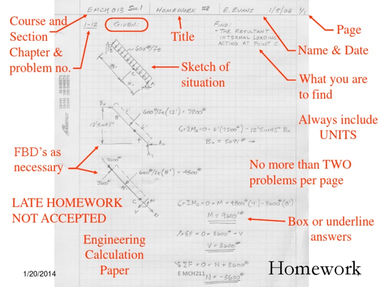 Homework Format | PDF