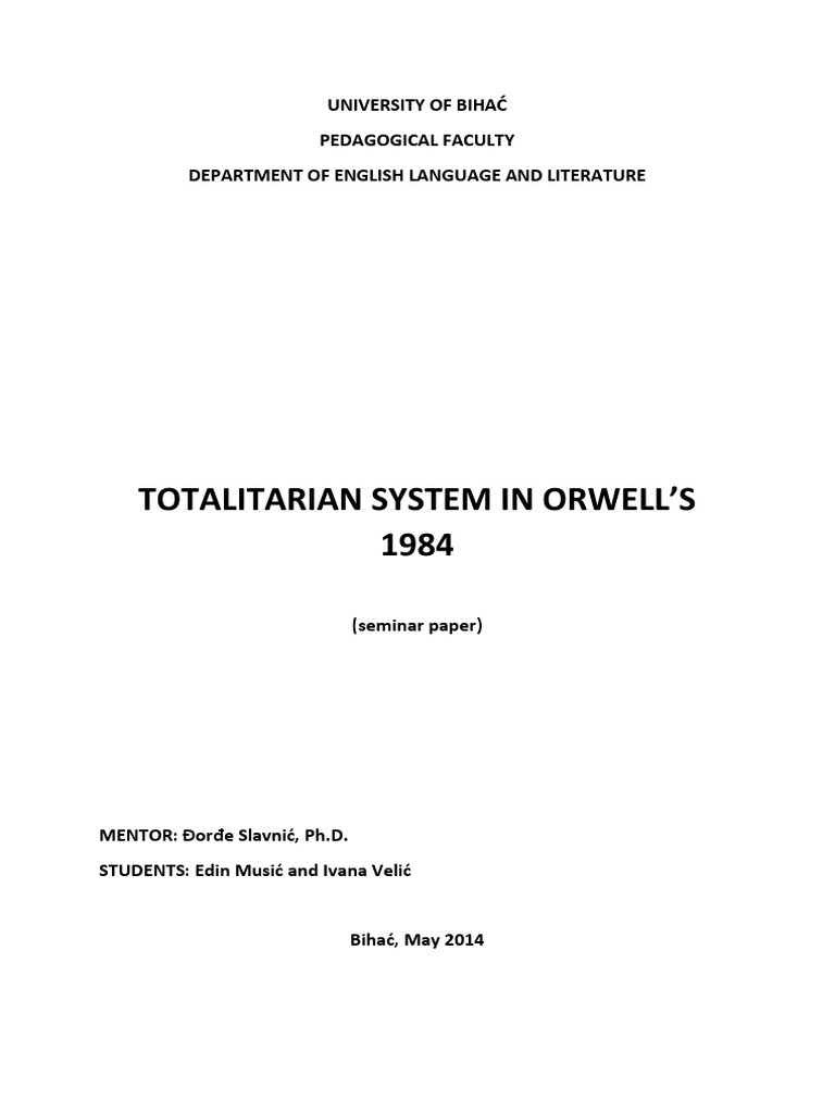 Introduction Literature | PDF | Totalitarianism | Politics (General)