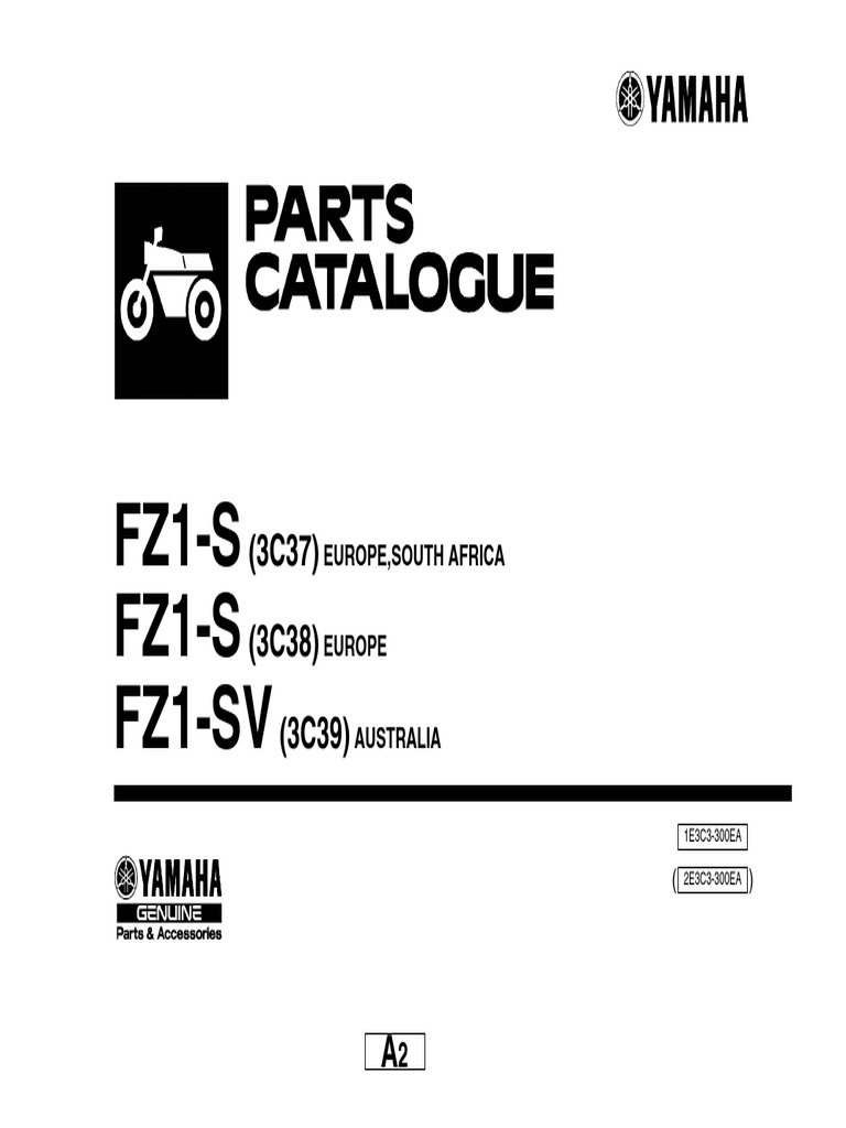 FZ1 Parts Catalog | PDF | Screw | Clutch