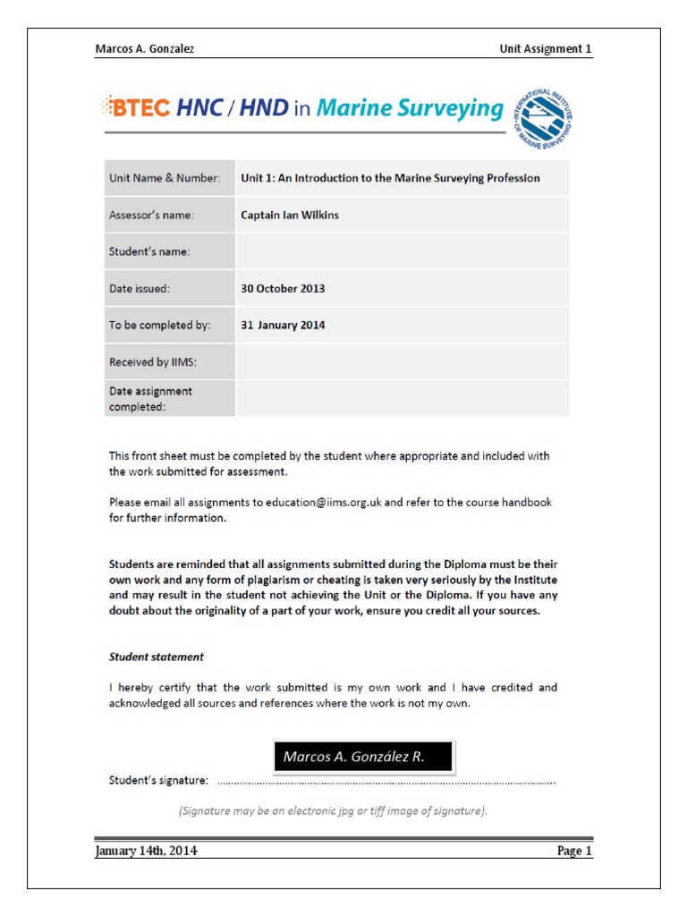 Marcos A. Gonzalez Unit Assignment 1 | PDF | Iron Ore | Coal
