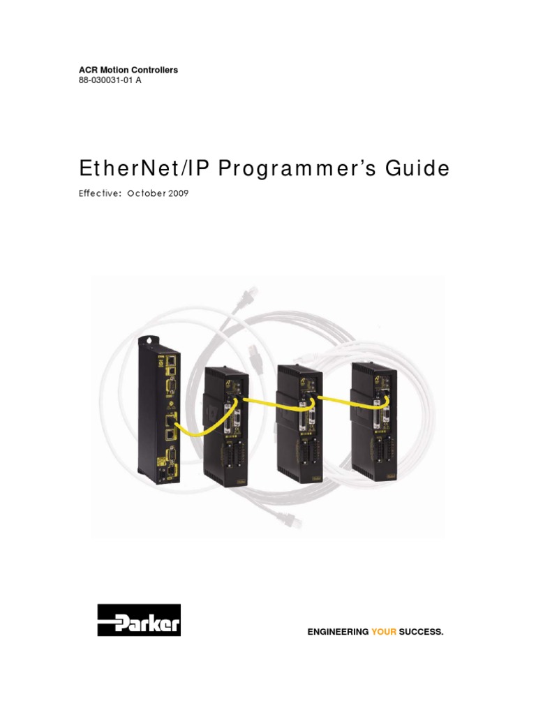 Ethernet/Ip Programmer'S Guide: Acr Motion Controllers | Download Free ...