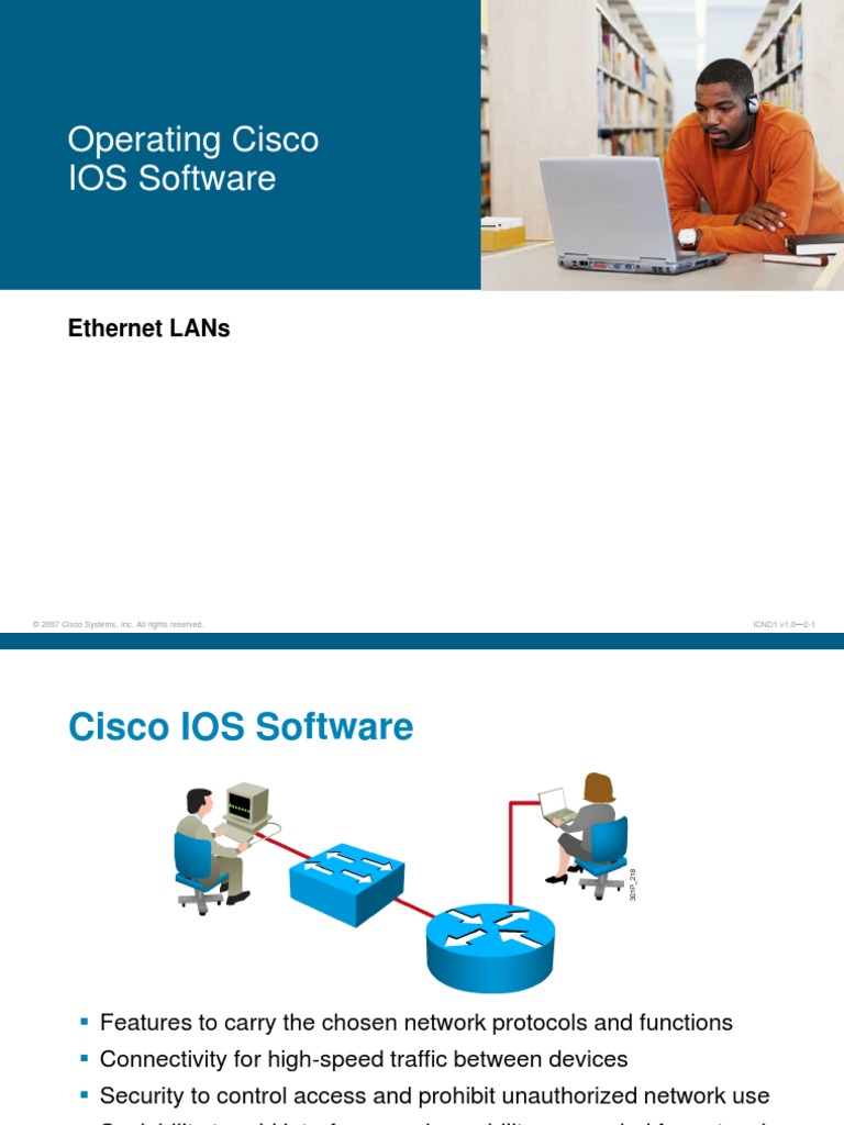 Operating Cisco Ios Software: Ethernet Lans | PDF | Command Line Interface | Cisco Systems
