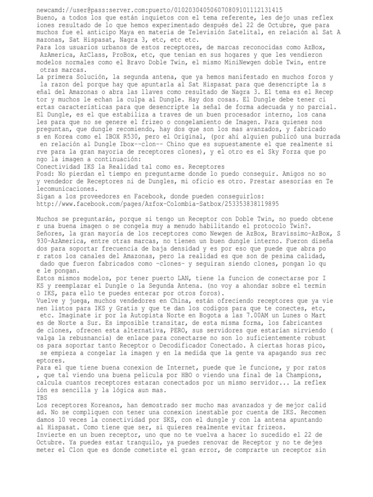 Soluciones Newcamd para Hispasat | PDF | Telecomunicaciones ...