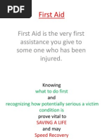 Basic PPT For First Aid Training | PDF | First Aid | Health Care