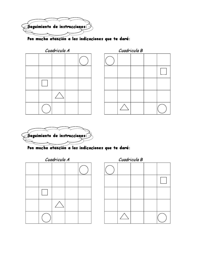 Seguimiento de Instrucciones | PDF