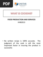 1 Basic Concepts in Cookery | PDF | Grilling | Cooking