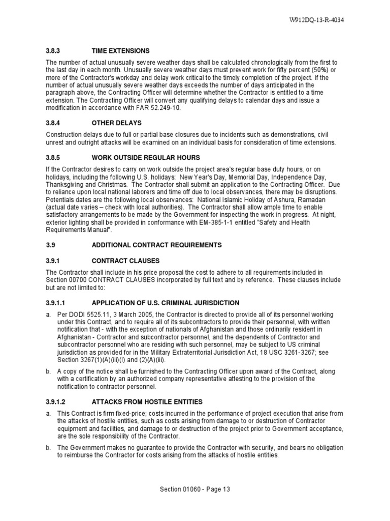Appendix A - 1 - 77 | PDF | General Contractor | Jurisdiction