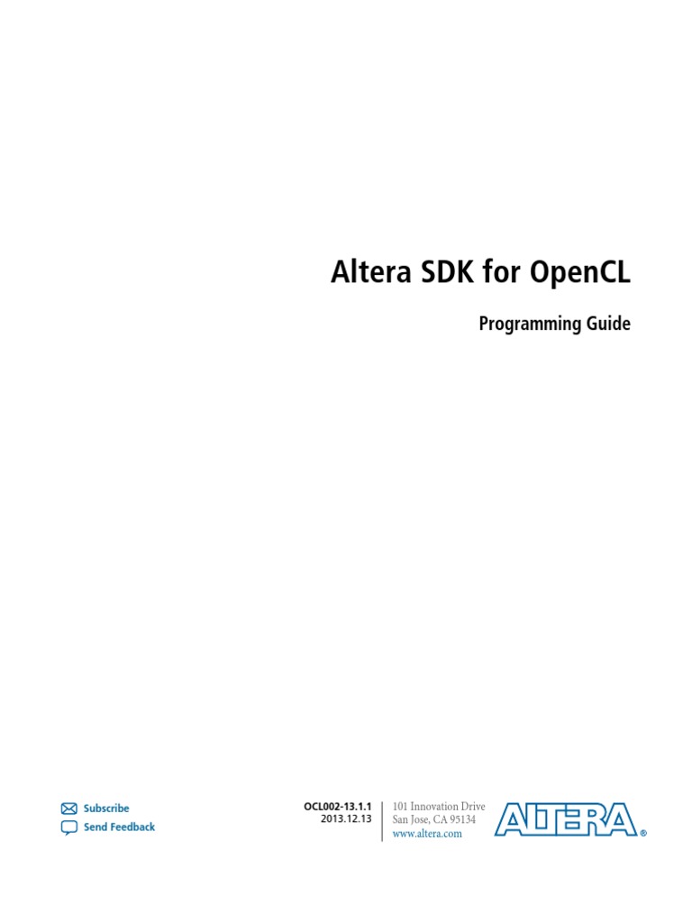 Aocl Programming Guide | PDF | Library (Computing) | Field Programmable ...