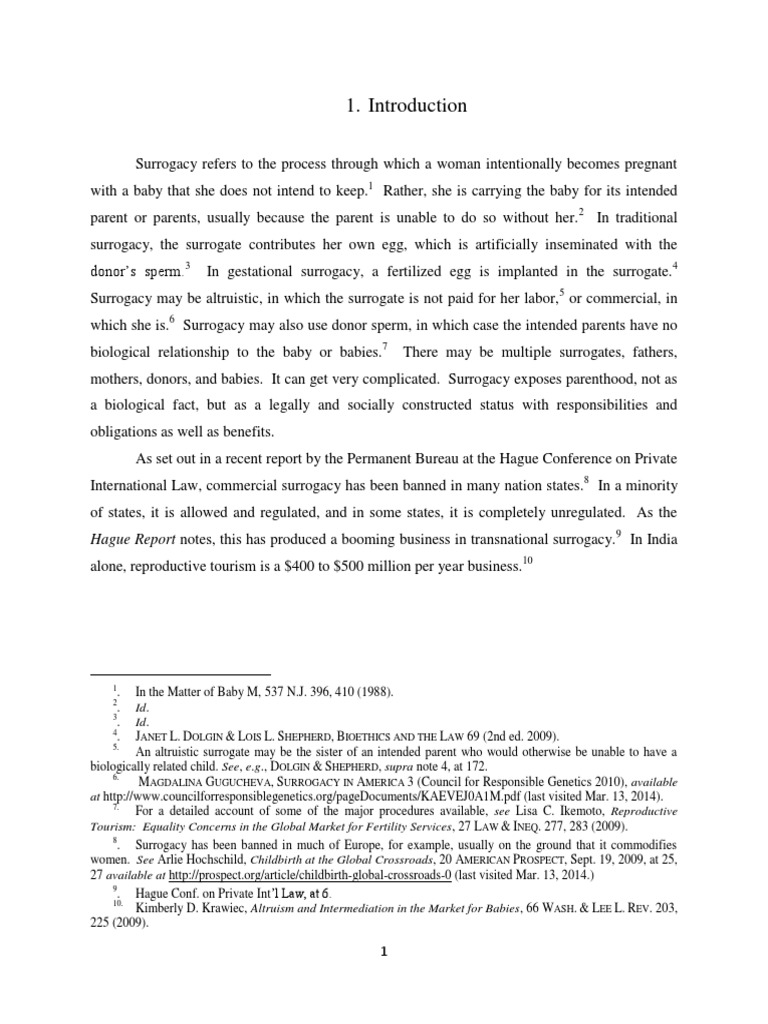 Surrogacy in India | PDF | Surrogacy | Fertility