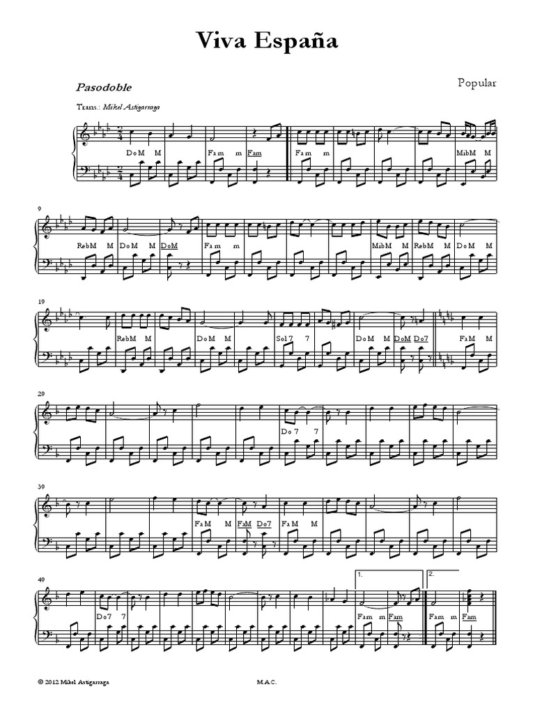 Que Viva Espana | PDF