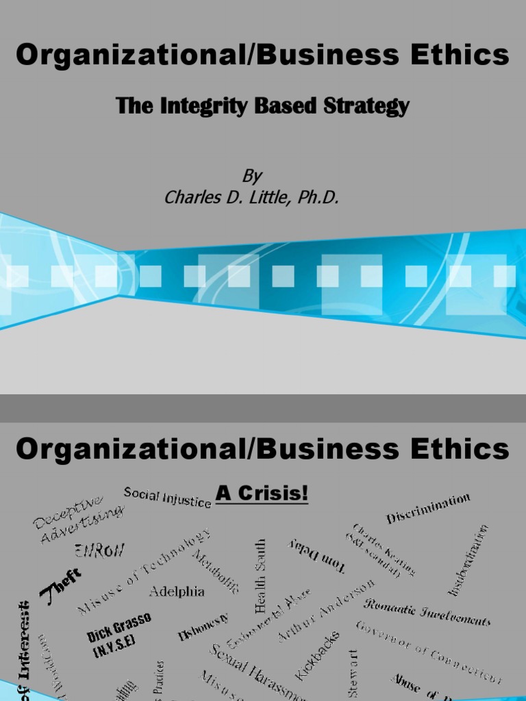 Organizational Ethics | PDF