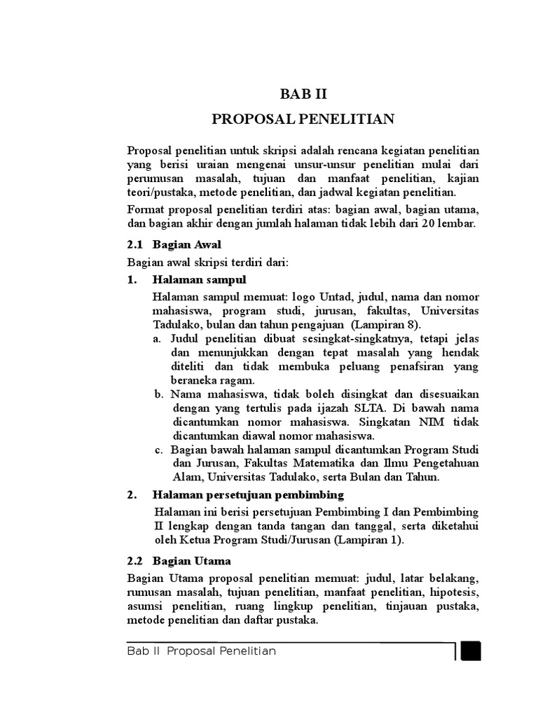 Bab 2 Panduan Proposal Pdf