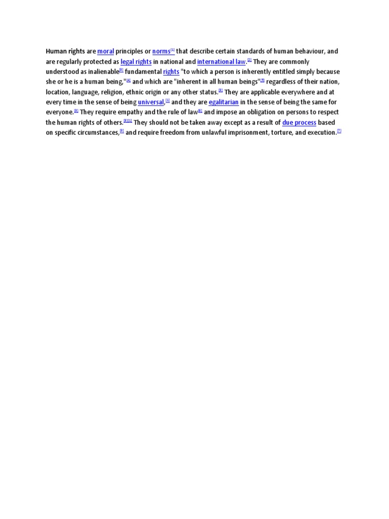 Understanding Human Rights Principles | PDF
