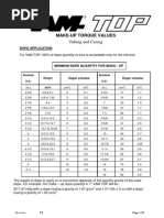 VAM TOP Torque Table | PDF | Mechanical Engineering | Physical Quantities