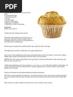 Easy Pumpkin Muffins Recipe | PDF | Muffin | Baking