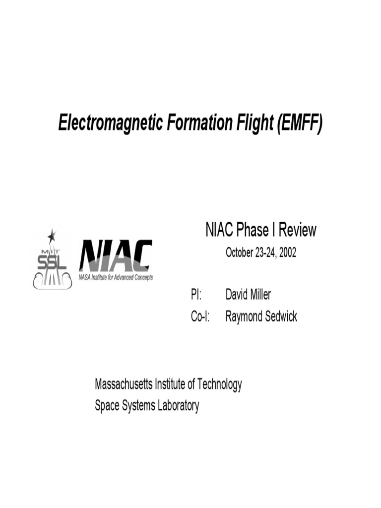 Electromagnetic Formation Flight Oct 02 | PDF | Spacecraft Propulsion ...