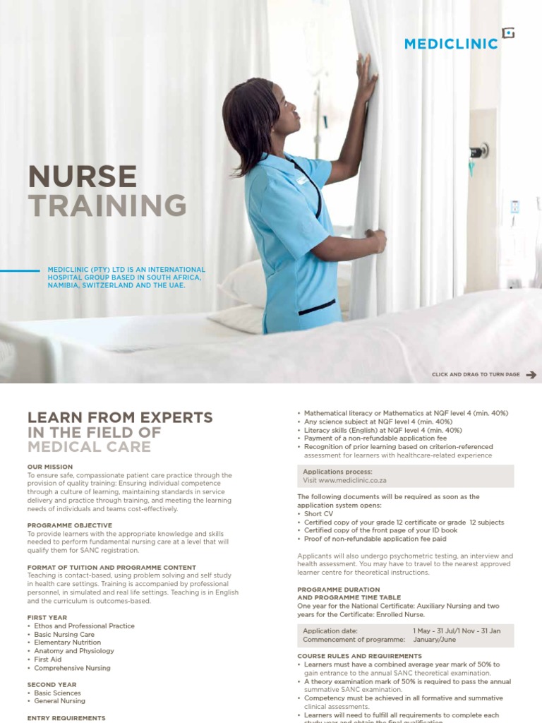 Mediclinic Nursing College Overview | PDF | Educational Assessment ...